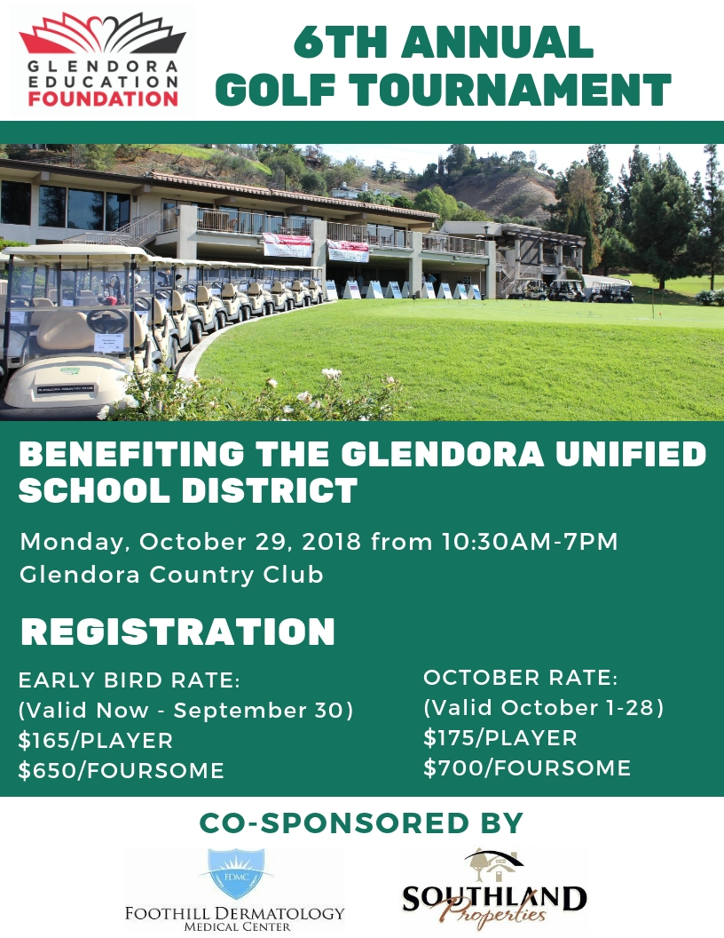 6th Annual Golf Tournament Returns to Glendora Country Club - Glendora ...