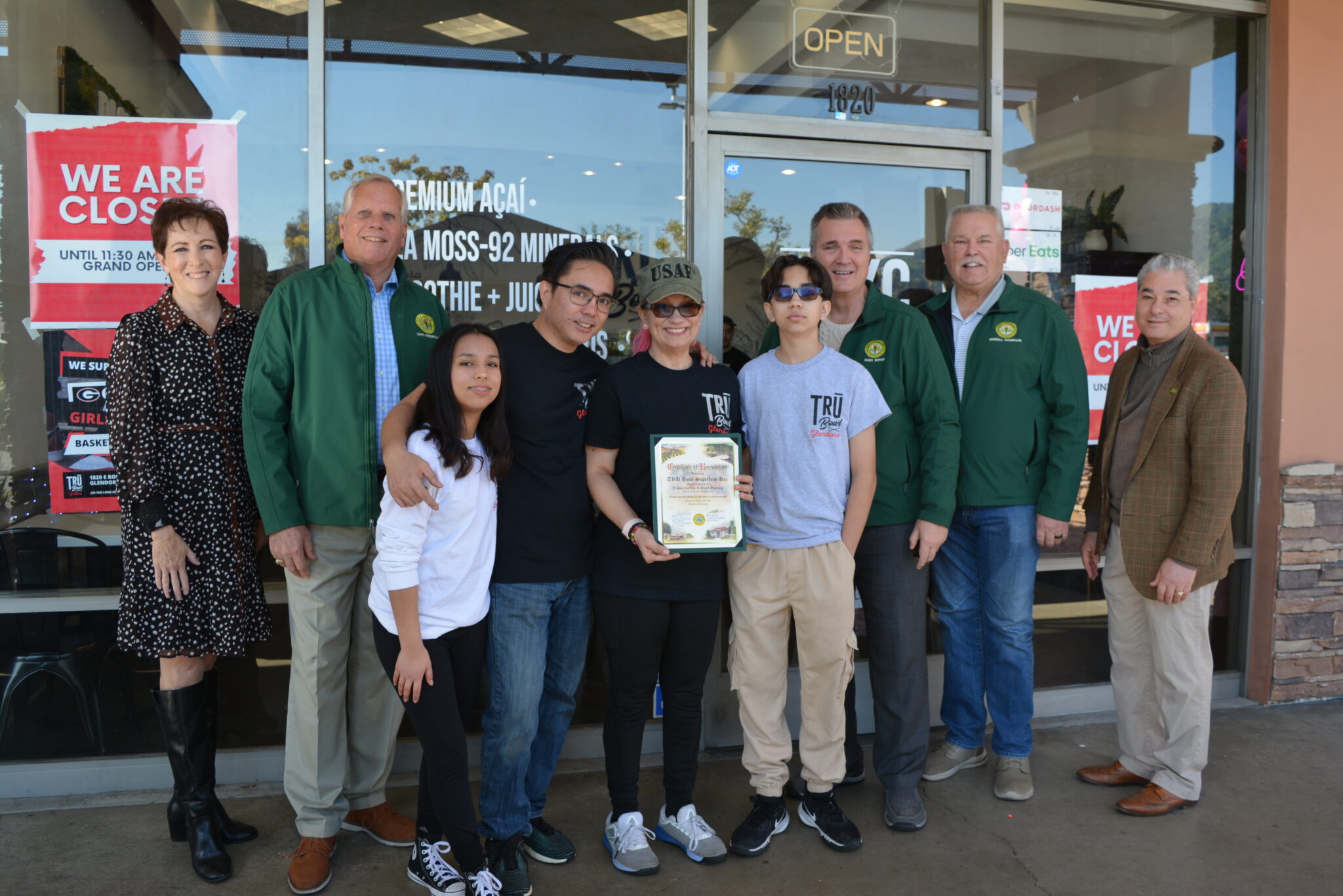 Tru Bowl Superfood Bar Glendora Grand Opening - Glendora City News