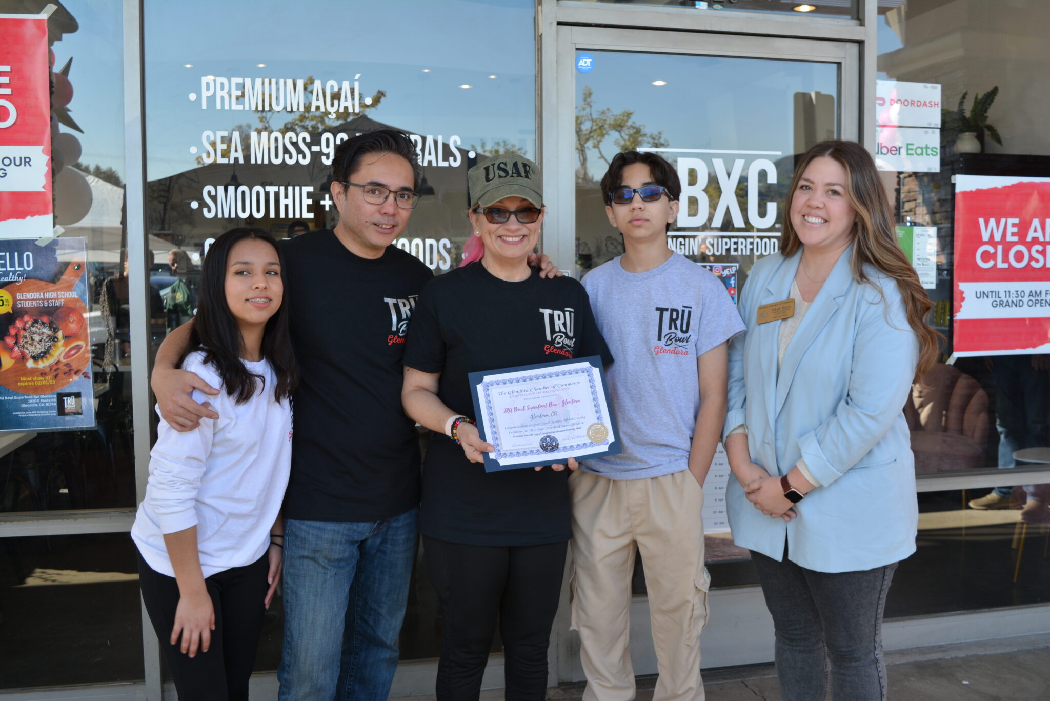 Tru Bowl Superfood Bar Glendora Grand Opening - Glendora City News